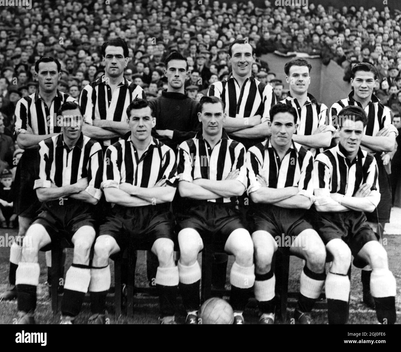 Newcastle United Football Team Back Row, Left to Right: R.Cowell, J ...