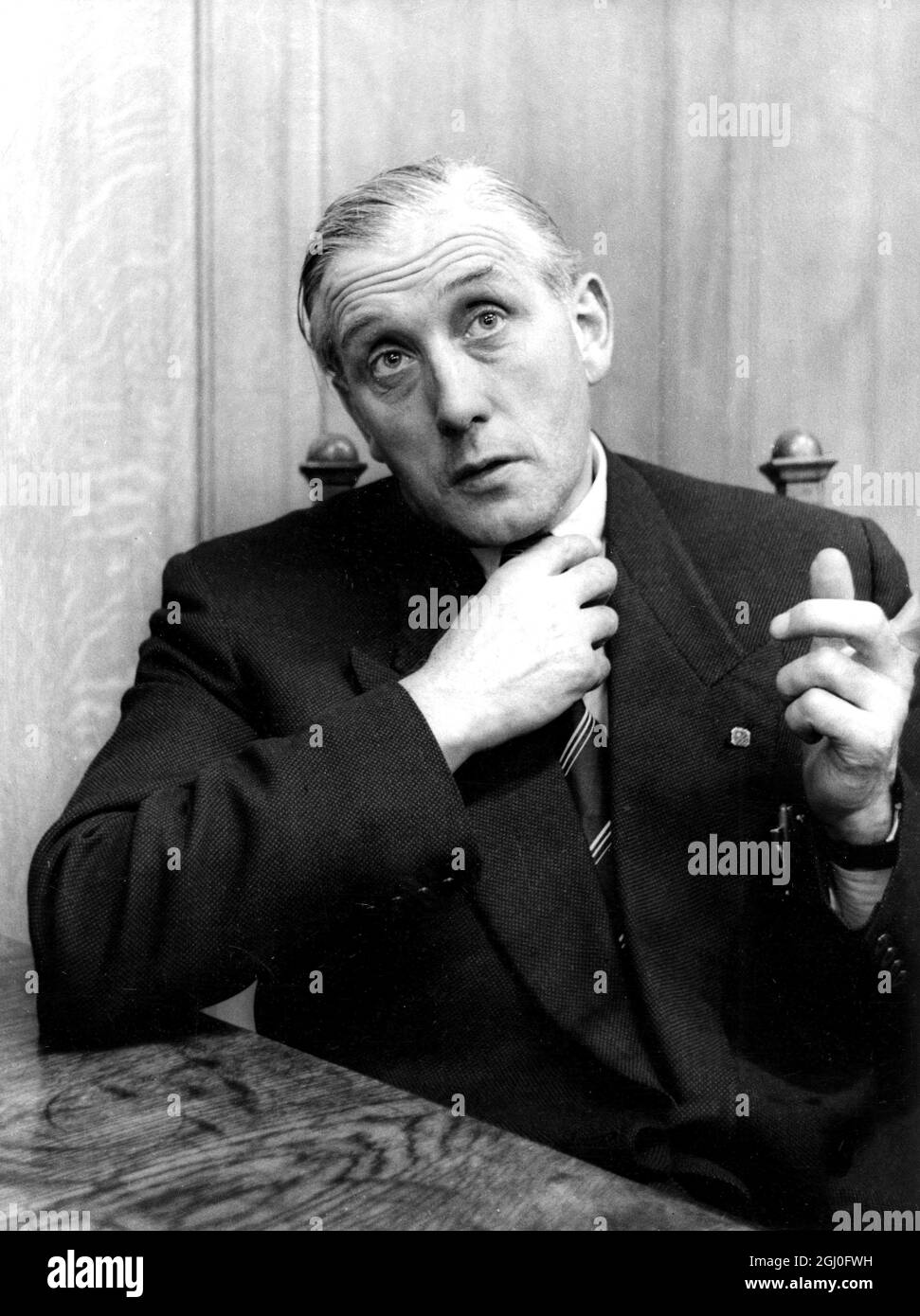 Arthur Rowe - Manager of Tottenham Hotspur FC 1953 Stock Photo - Alamy