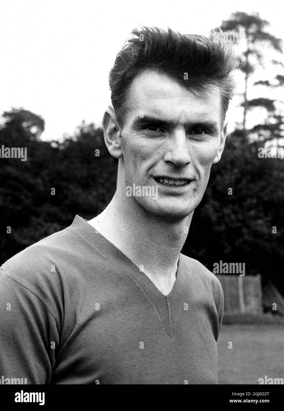 Middlesborough's Alan Peacock, 24 years old, at Roehampton. He is in ...