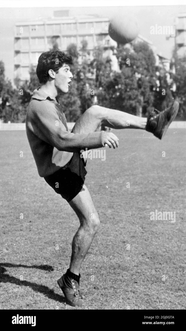 Italian International Footballer Enrico Omar Sivori 4 December 1961 ...