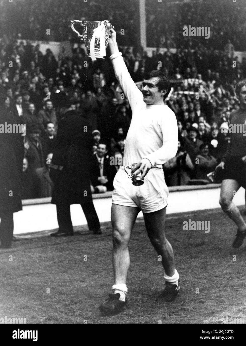 1968 League Cup Final Leeds United v Arsenal Terry Cooper, who scored ...
