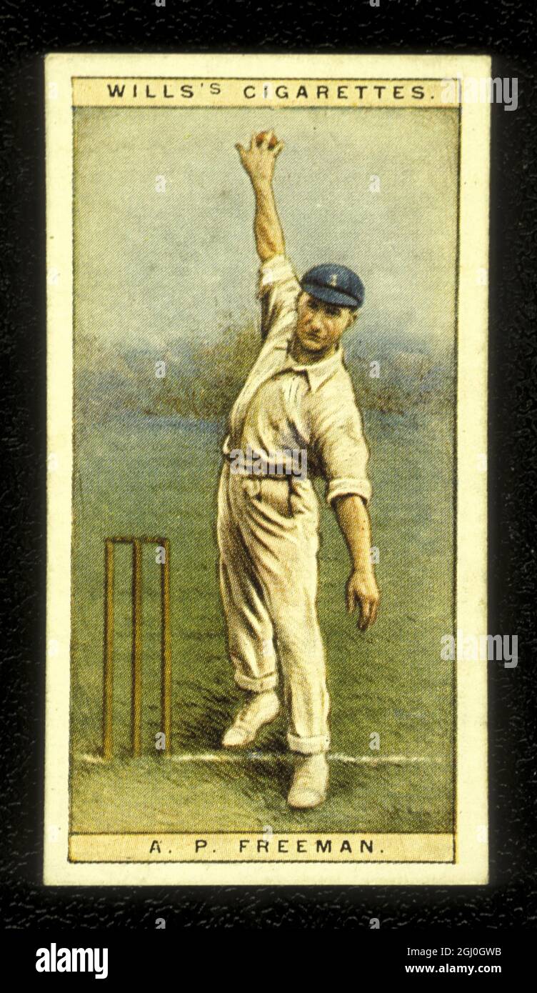 A P Freeman ""Tich"" Freeman Kent and England Cricket 1928 Stock Photo ...