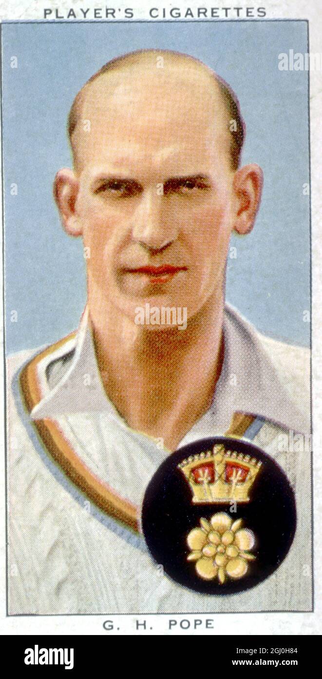 George pope cricket hi-res stock photography and images - Alamy