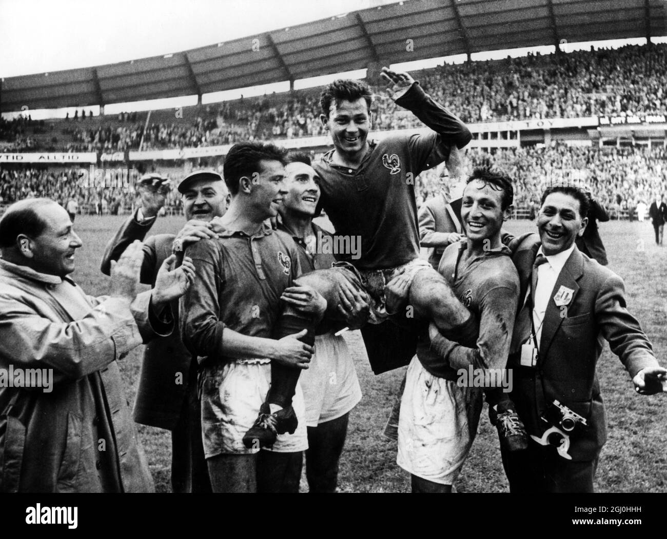 World cup 1958 germany france hi-res stock photography and images - Alamy