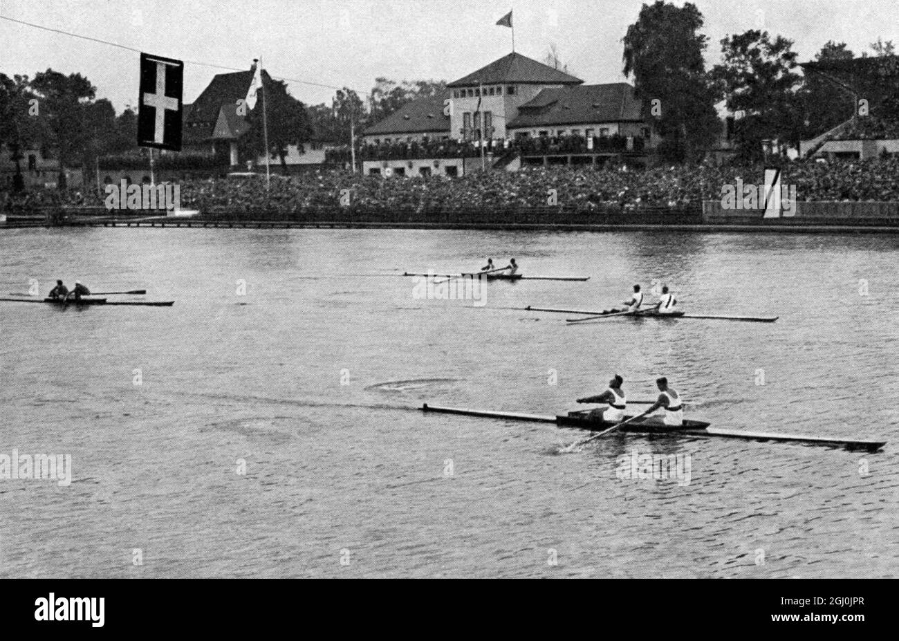 Rowing berlin olympic games hi-res stock photography and images - Alamy