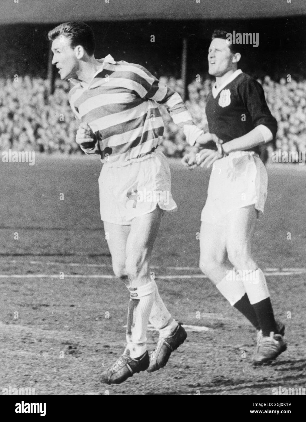 Glasgow: A new action picture of Pat Crerand right half back of the ...