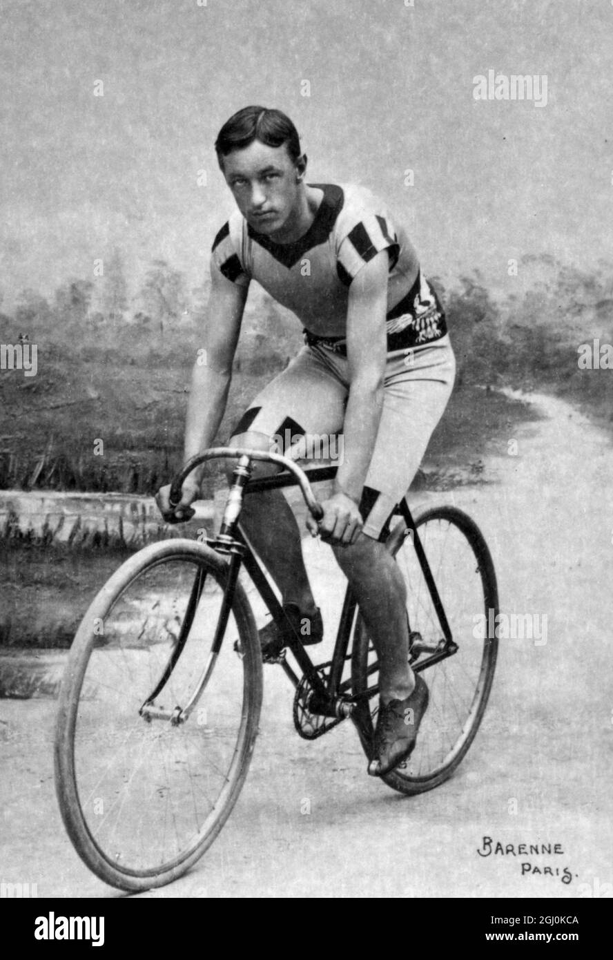 Johnny Johnson 1873 American cyclist ©2007 TopFoto Stock Photo - Alamy