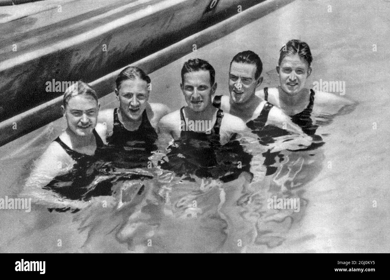 1932 Olympic Games Swimming High Resolution Stock Photography and ...