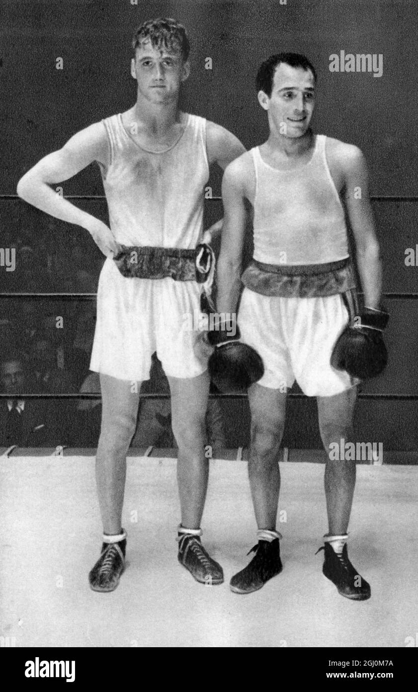 Boxers Featherweight 1932 Olympic Games, Los Angeles, USA ...