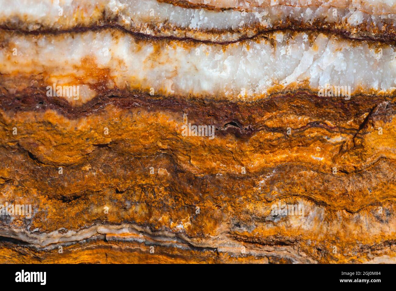 Metamorphic layers of rocks Stock Photo - Alamy