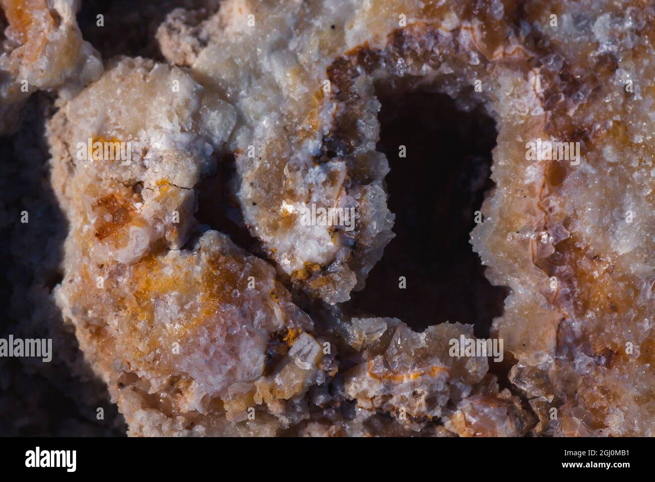 Crystals on metamorphic rock Stock Photo - Alamy