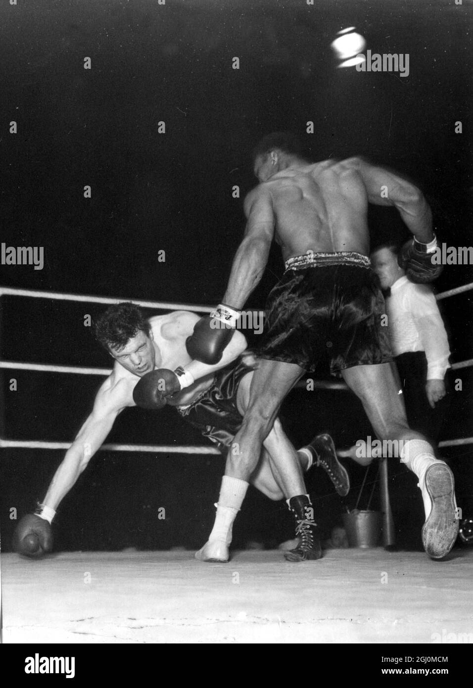 London England Empress Hall Heavyweight Dick Richardson , Great Britain ...