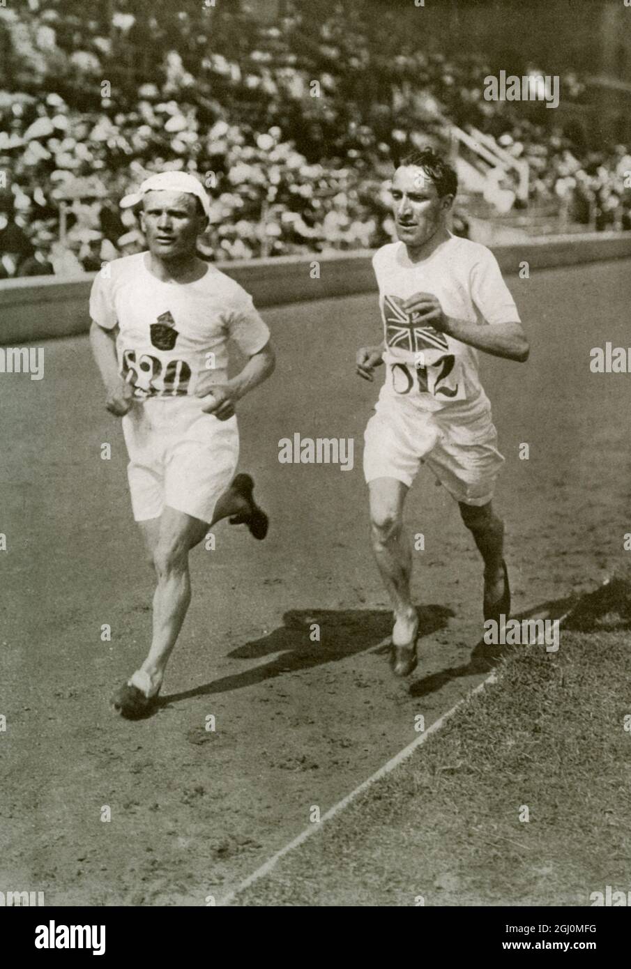 The Fifth Olympiad , held at Stockholm , Sweden : The Marathon Race won ...