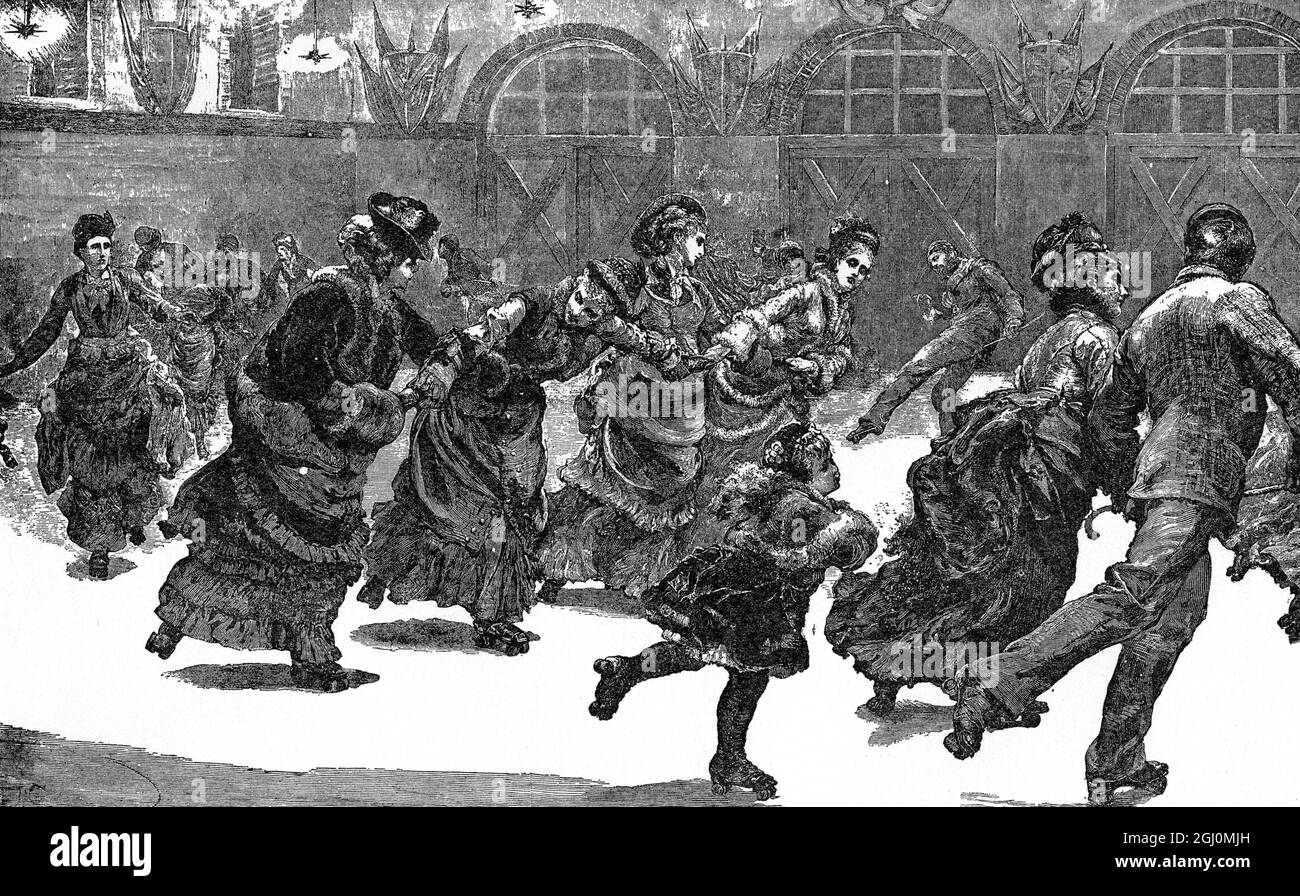 Rinkomania The Princess Cricket and Skating Club consists of ladies and ...