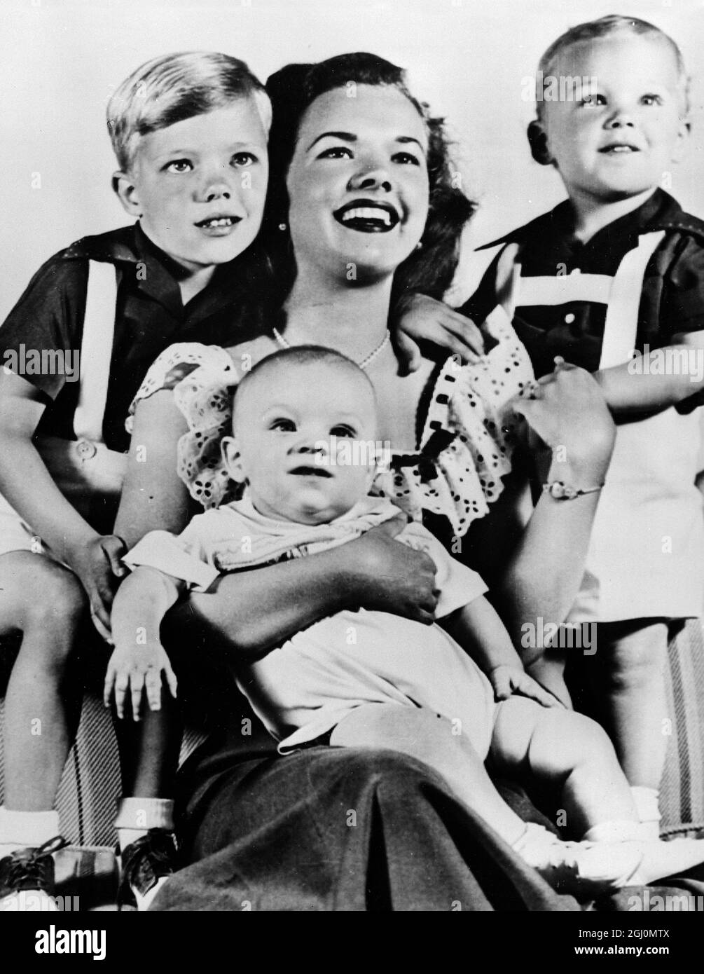 Hollywood 's Gale Storm , and her three "" Men "" make an attractive ...