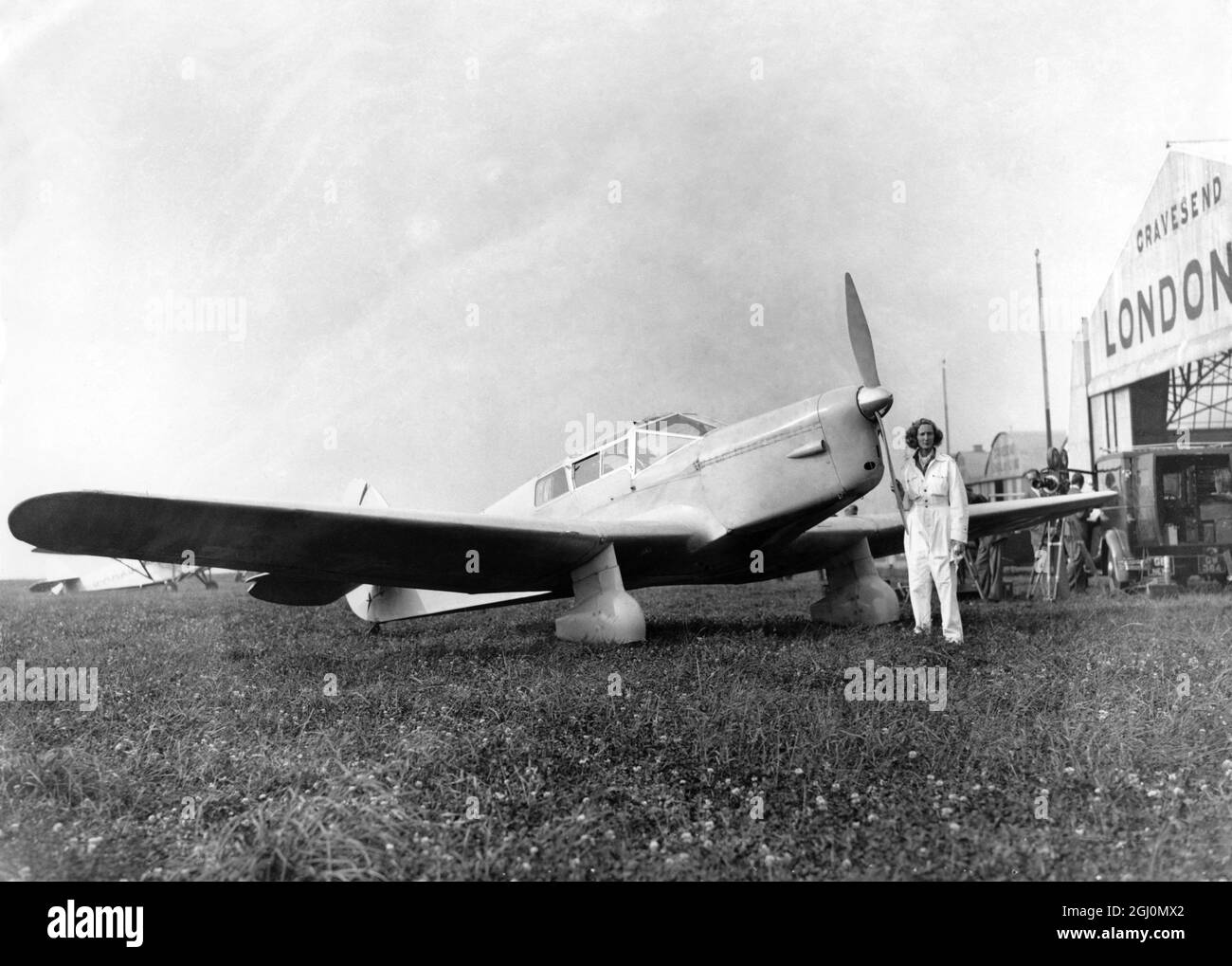 Mrs Beryl Markham, 31-year-old mother of a boy of seven and sister-in ...