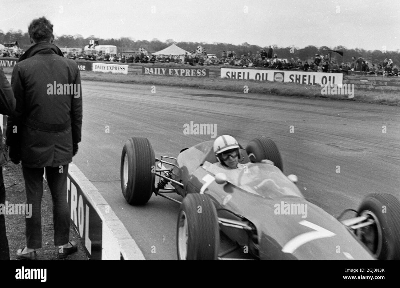 John Surtees in Britain driving his Ferrari in Formula 1 29 January ...