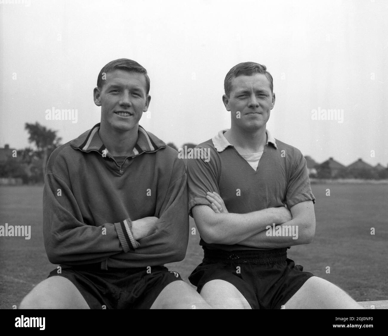 Chelsea Football Club team members. Left to right ; Charles Livesey ...