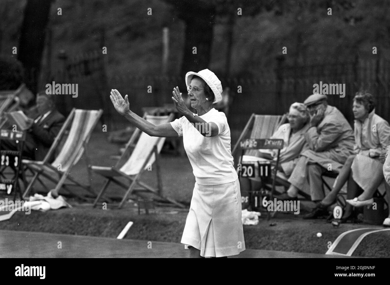 Vera Taylor of Kent , places the palm of her hands a certain distance ...