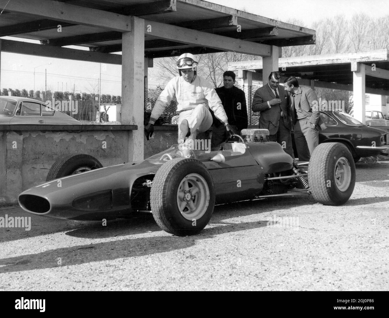 After his accident world famous auto racer John Surtees has stepped ...