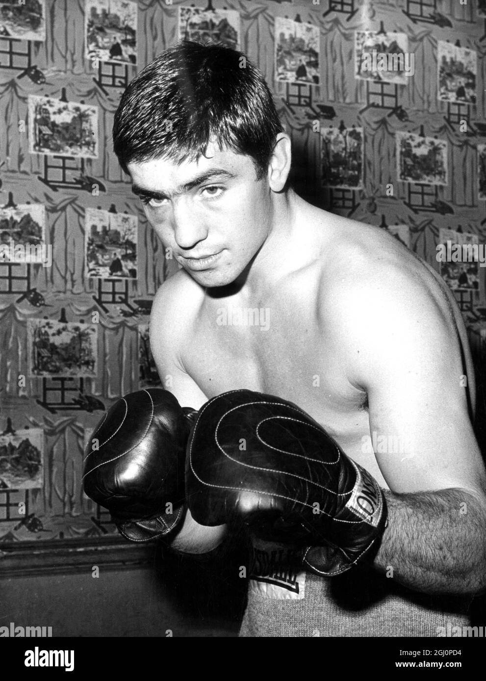 Jimmy Tibbs 19-year-old light heavyweight boxer pictured during ...