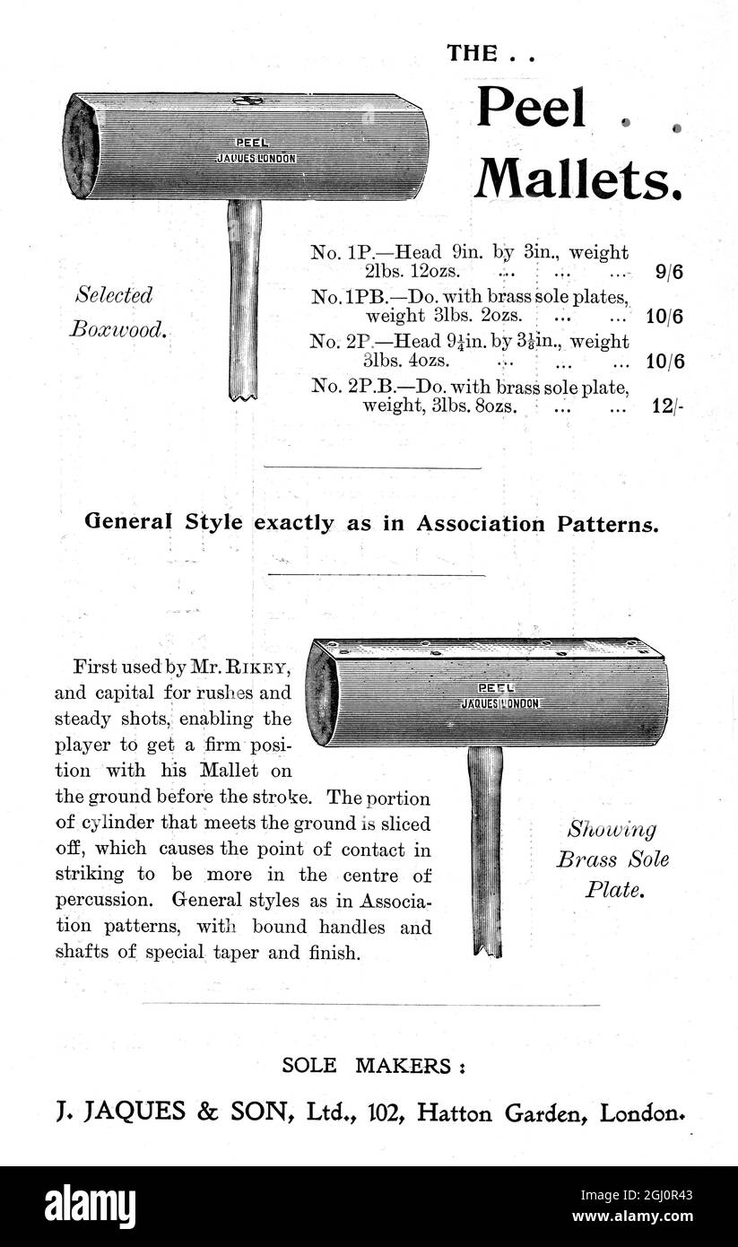 J jaques and son hi-res stock photography and images - Alamy