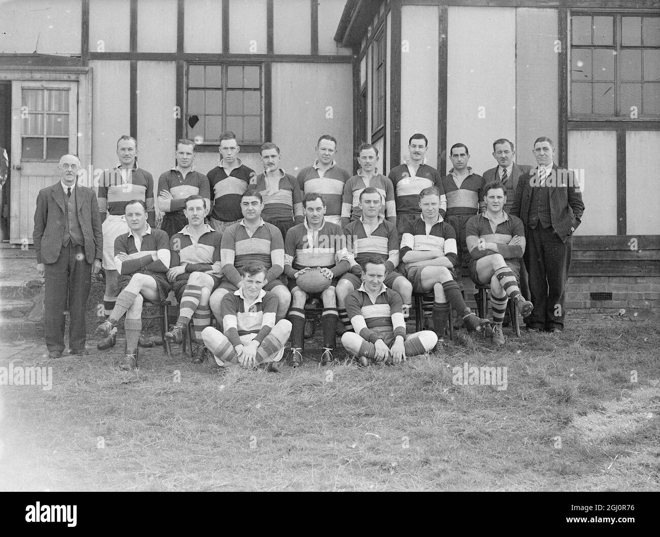 Rugby Old Dunstonian 1946 Stock Photo - Alamy