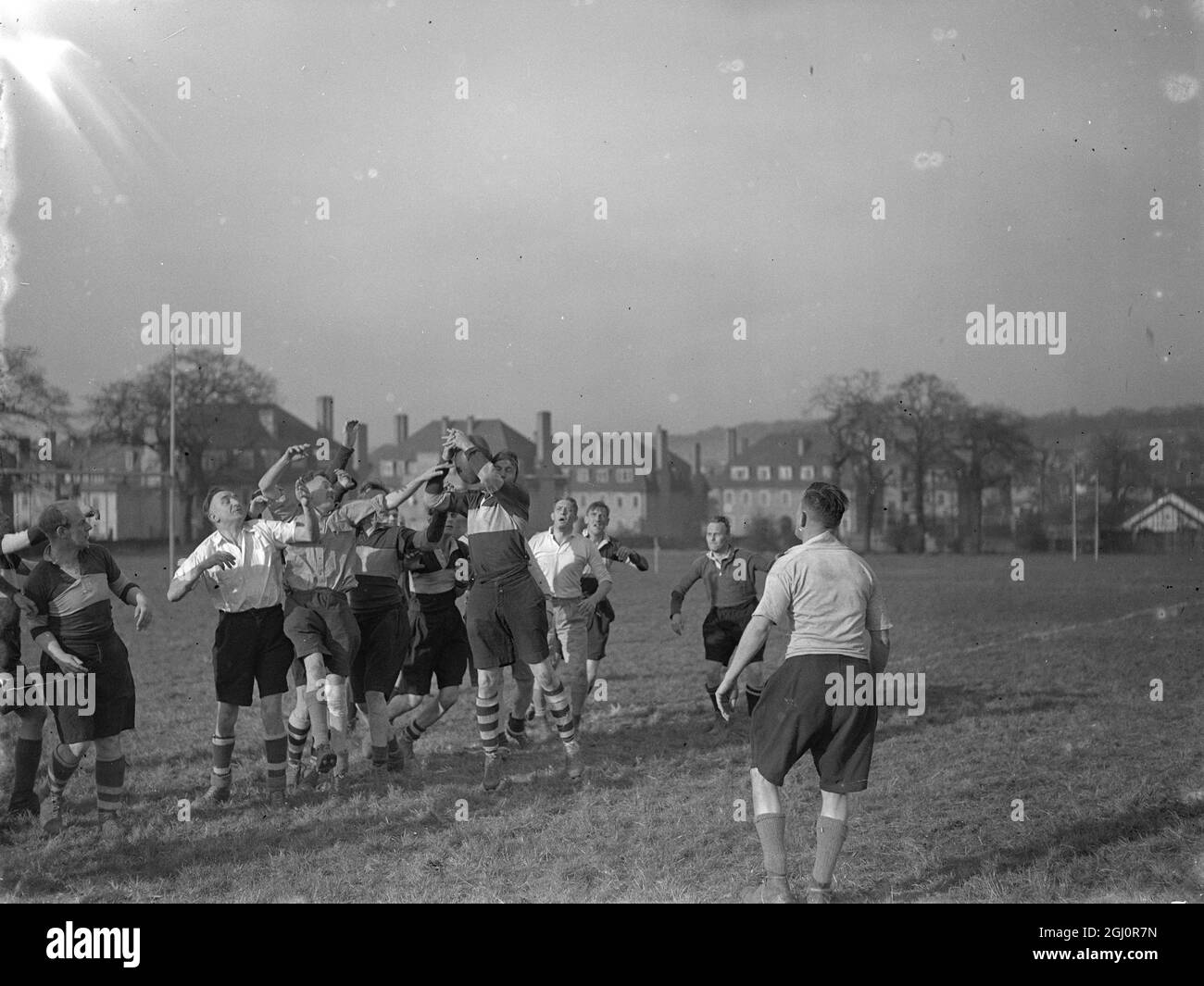 Old rugby players hi-res stock photography and images - Alamy