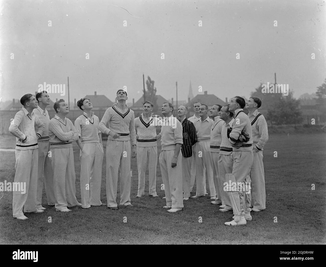 Bexley NALGO Cricketers . 1 January 1946 Stock Photo - Alamy