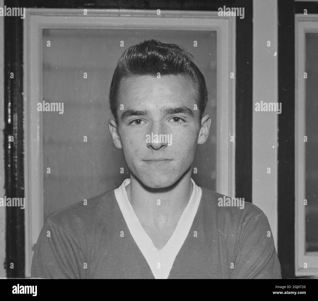 ALAN TYRER OF EVERTON FOOTBALL CLUB 18 JANUARY 1960 Stock Photo - Alamy