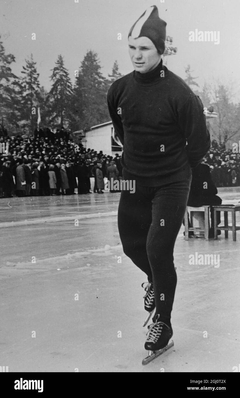SOVIET ICE SKATER ROBERT MERKULOV 21 JANUARY 1960 Stock Photo - Alamy