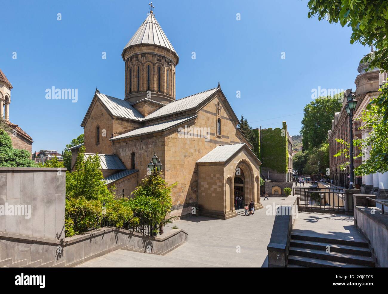 Georgia, Tbilisi. Old Town, Cathedral exterior Stock Photo - Alamy