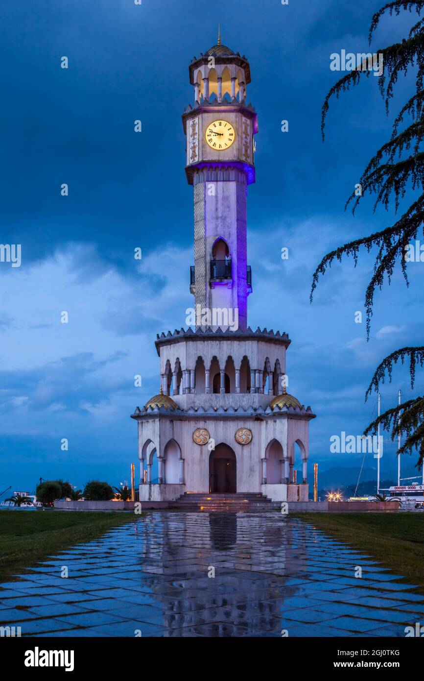Georgia, Batumi. Chacha Clock Tower Stock Photo - Alamy