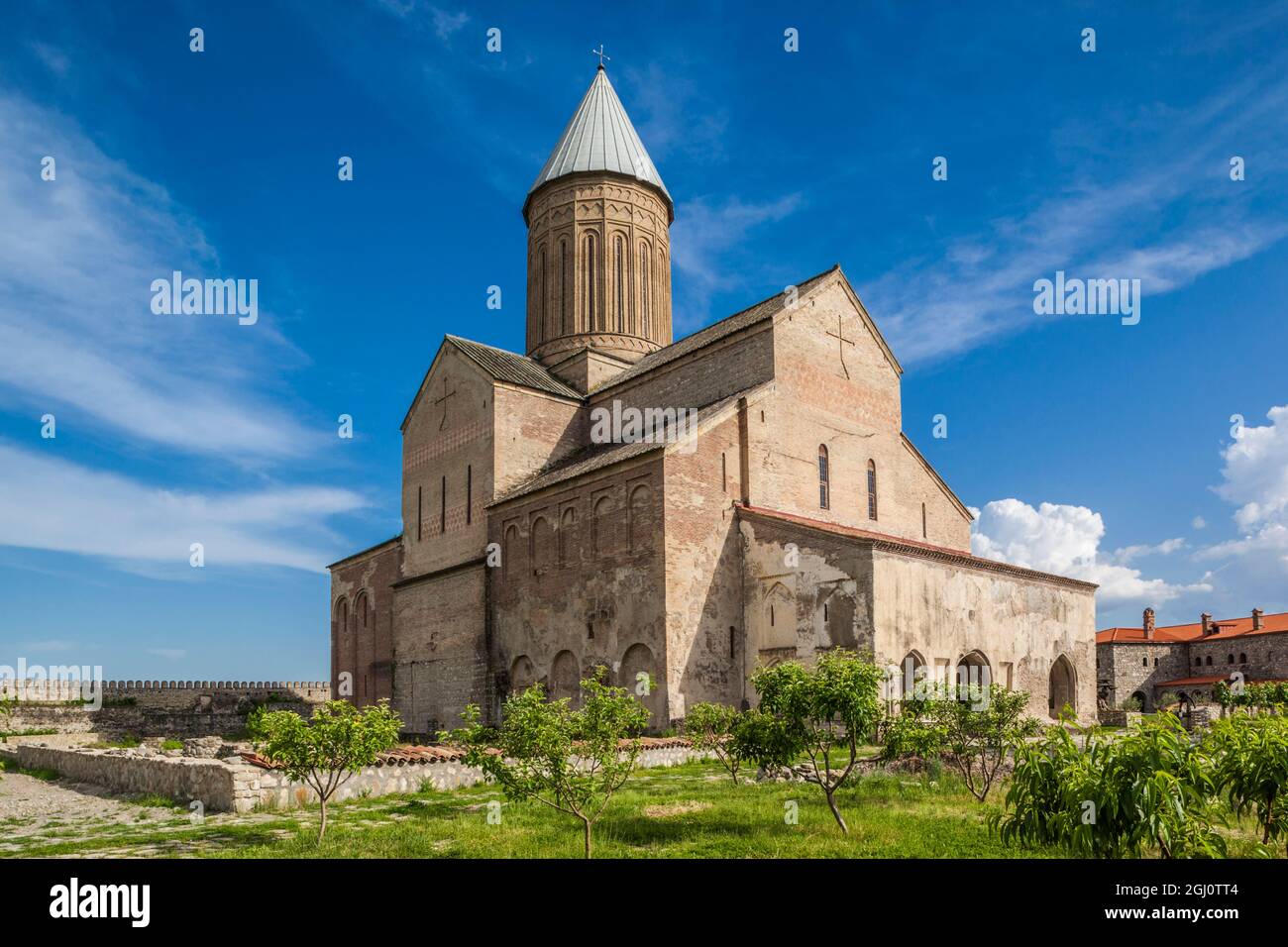 Georgia, Kakheti, Alaverdi. Alaverdi Cathedral, 11th century Stock ...