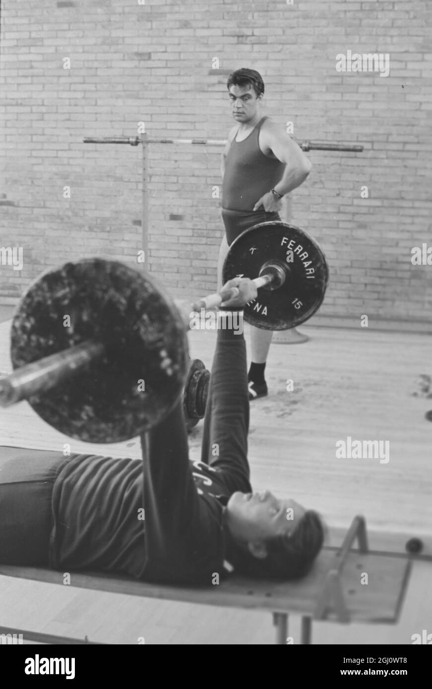 OLYMPIC GAME DISCUS PRESS FROM RUSSIA TRAINING ROME 23 AUGUST 1960 ...