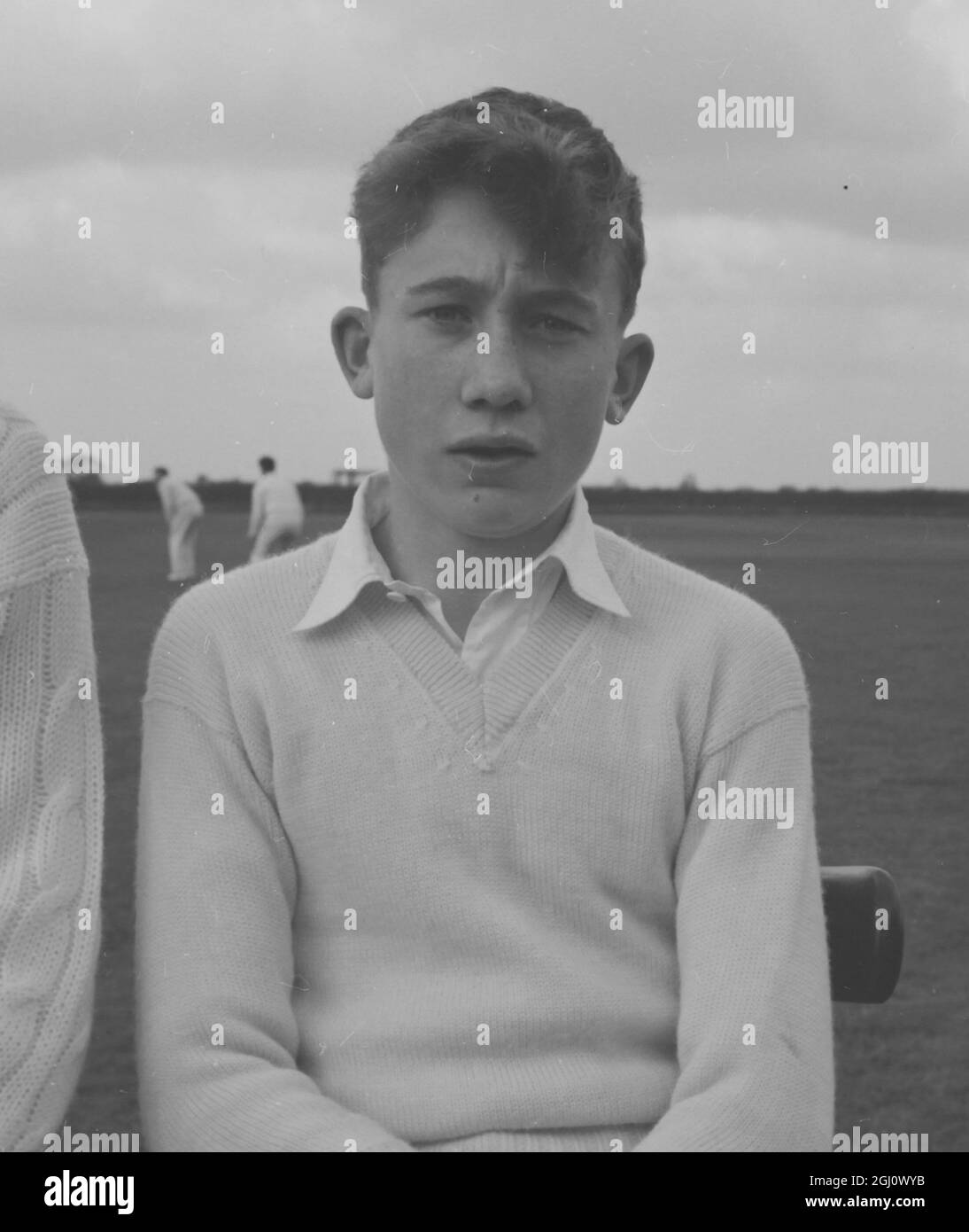 FLETCHER K KEITH ESSEX CRICKET PLAYER - 16 SEPTEMBER 1960 Stock Photo ...