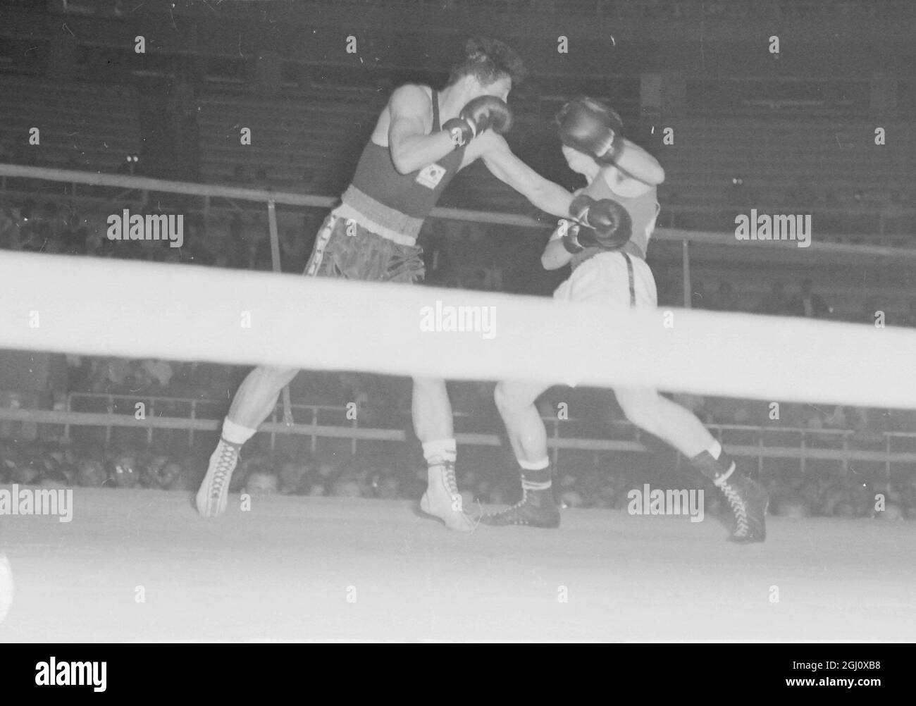 OLYMPIC GAME BOXING WELTERWEIGHT PERRY V KIM 29 AUGUST 1960 Stock Photo ...