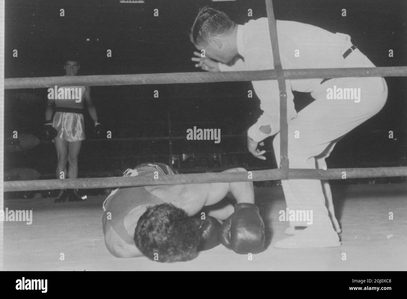 1960 olympic boxing Black and White Stock Photos & Images - Alamy
