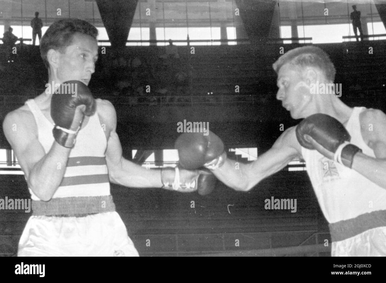 OLYMPIC GAME BOXING LIGHTWEIGHT QUARTER MCTAGGART V KELLNER 3 SEPTEMBER ...