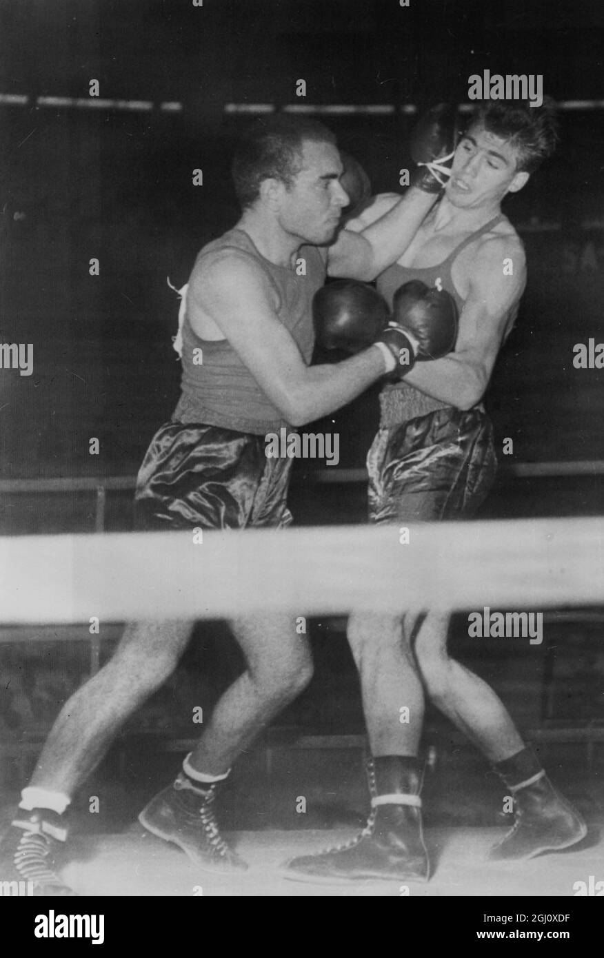 1960 olympic boxing Black and White Stock Photos & Images - Alamy