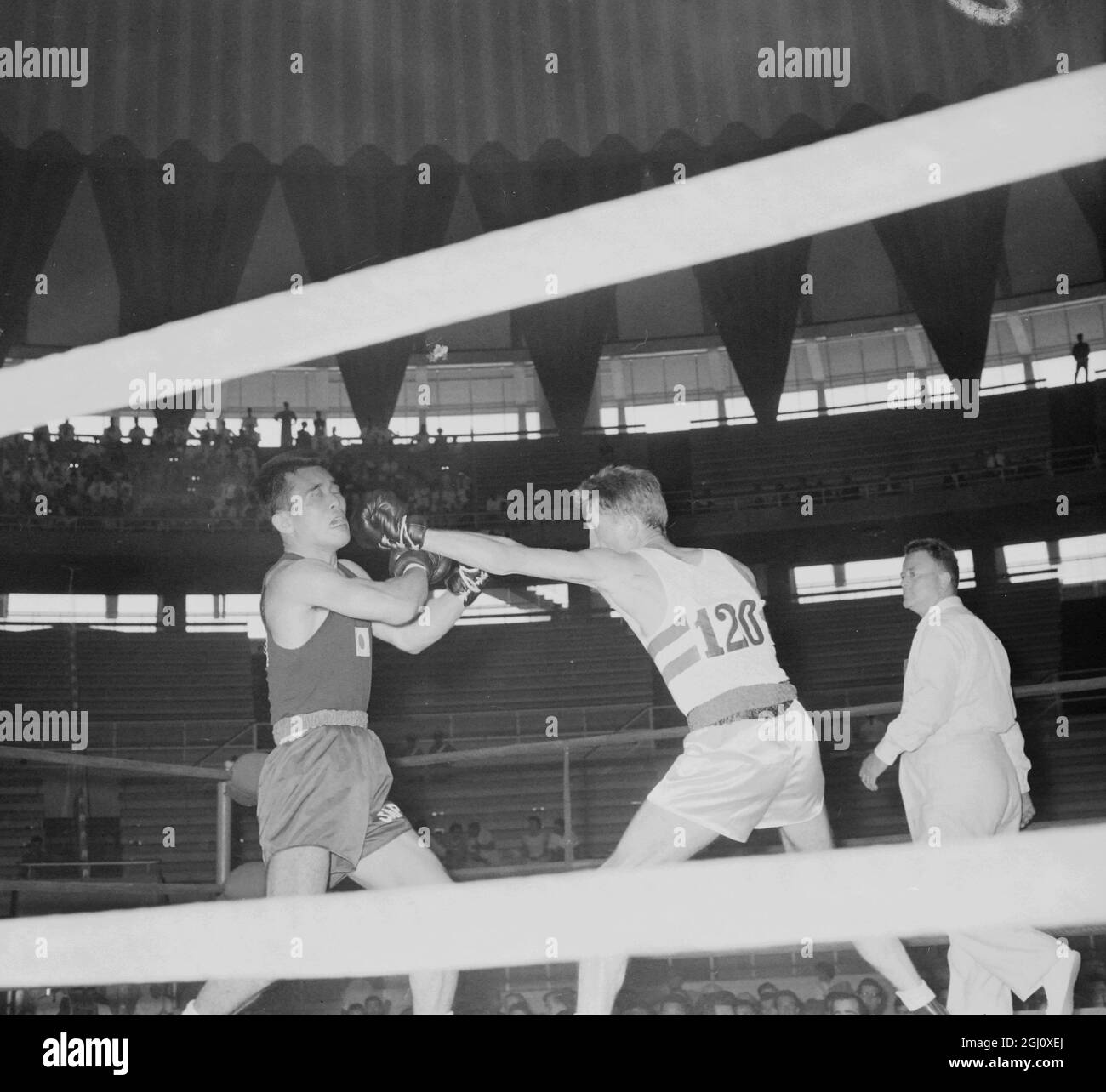 OLYMPIC GAME BOXING ITO V KELLNER 2 SEPTEMBER 1960 Stock Photo - Alamy