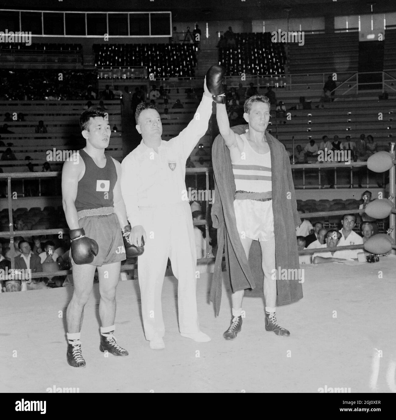 OLYMPIC GAME BOXING LIGHTWEIGHT KELLNER V ITO 2 SEPTEMBER 1960 Stock ...