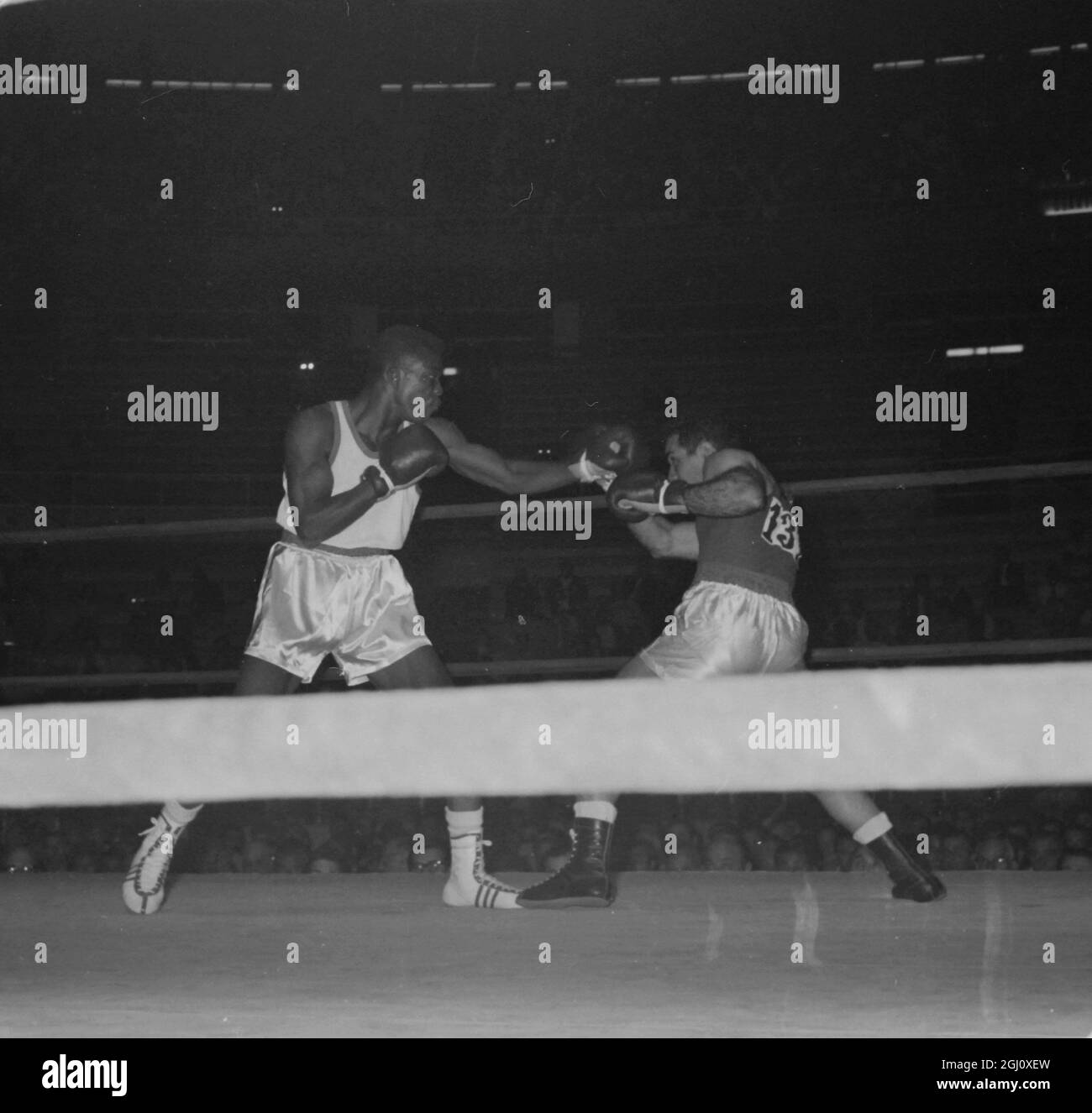 Boxing sixties Black and White Stock Photos & Images - Alamy