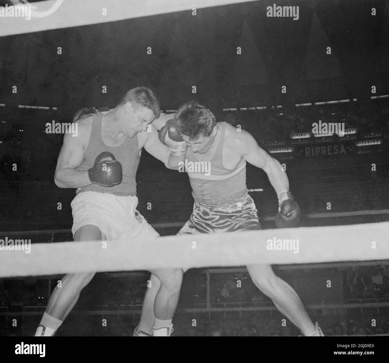 OLYMPIC GAME BOXING HEAVYWEIGHT SIEGMUND V MARIUTAN 3 SEPTEMBER 1960 ...