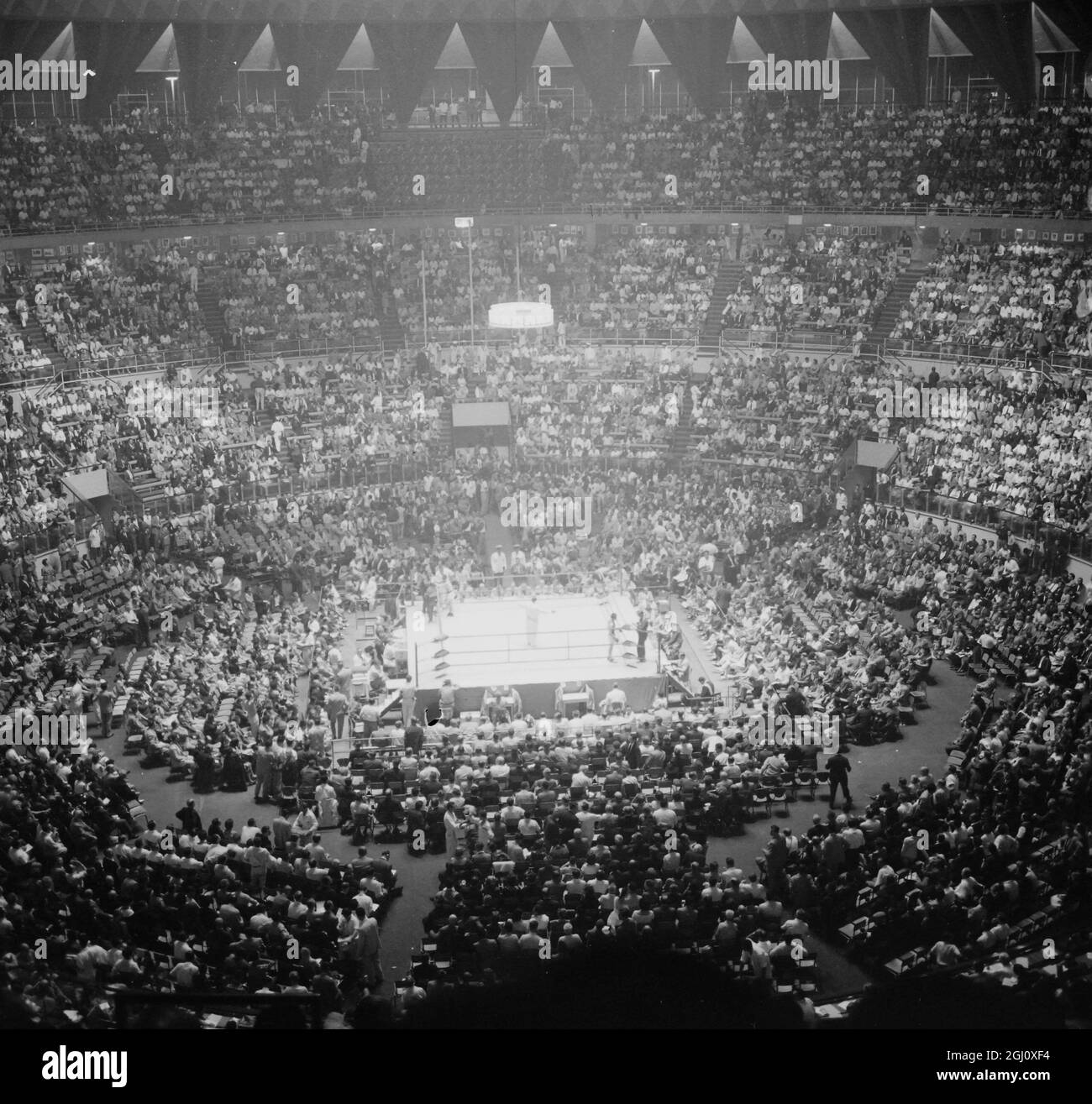 OLYMPIC GAME BOXING SPORTS PALACE DURING FINAL BOUTS 6 SEPTEMBER 1960 ...