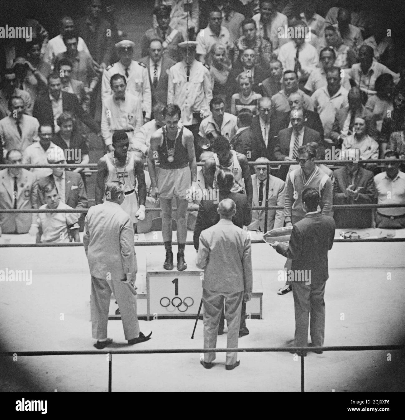 On podium 1960 olympic games hi-res stock photography and images - Alamy