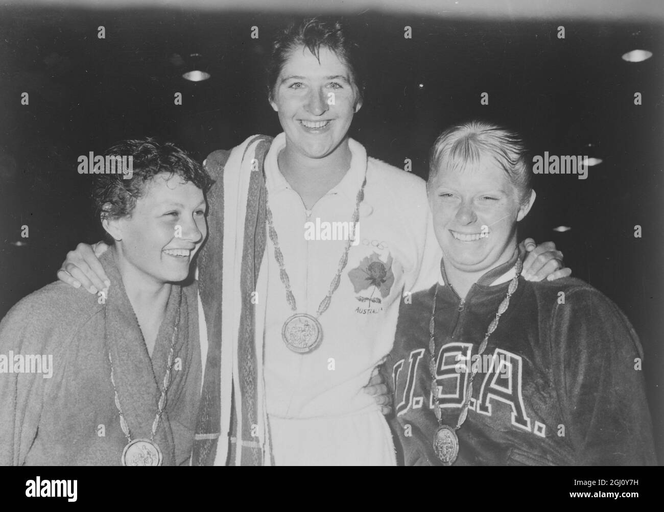 OLYMPIC GAME SWIMMING WOMEN 100M FREE FINAL WINNERS PODIUM 30 AUGUST ...