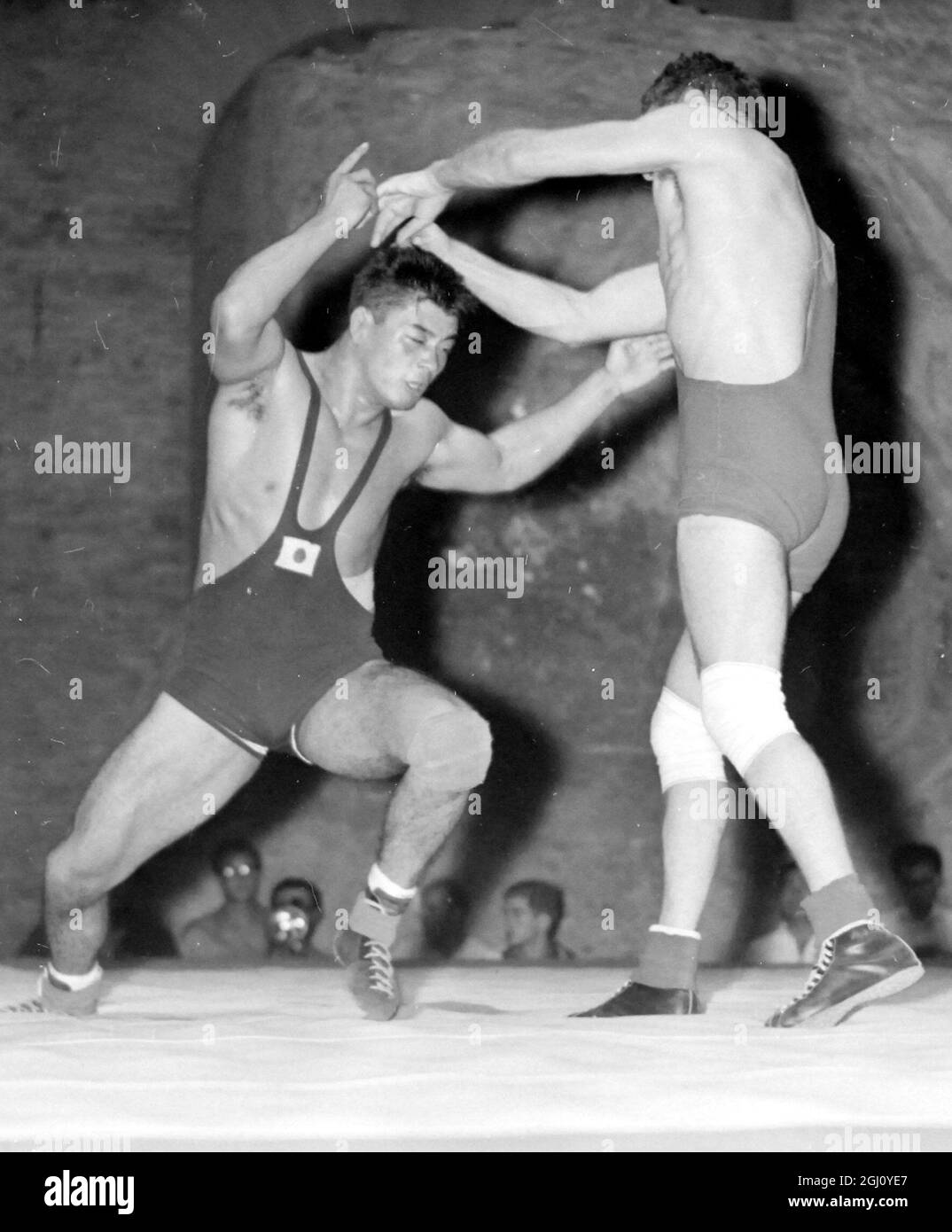 OLYMPIC GAME WRESTLING MIDDLEWEIGHT MIECHELS V ACMI 29 AUGUST 1960 ...