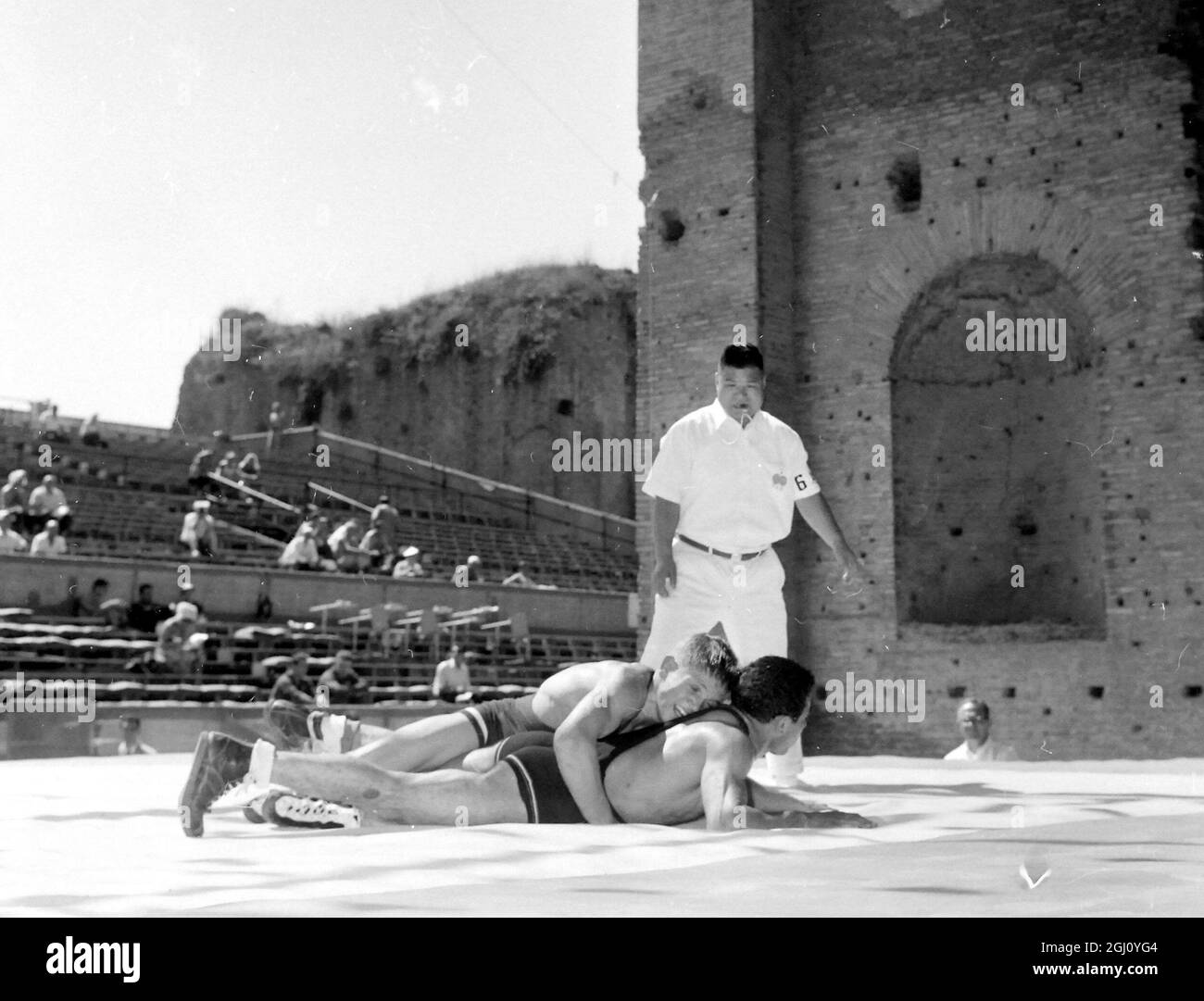 OLYMPIC GAME WRESTLING LIGHT HEAVYWEIGHT JANSEN V SAYED 7 SEPTEMBER ...