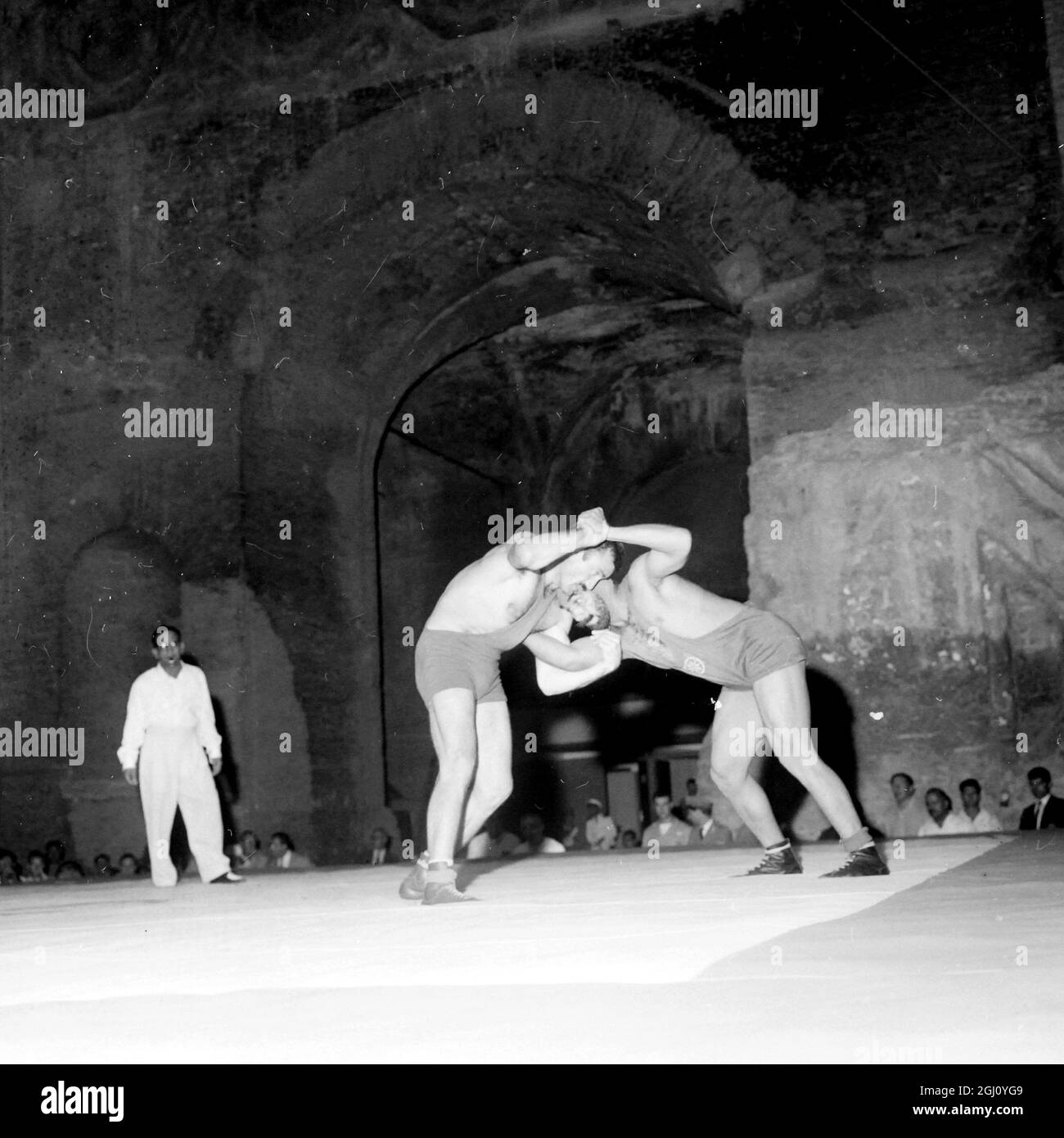 OLYMPIC GAME WRESTLING HEAVYWEIGHT MADNO V SKMIRTLADZE 4 SEPTEMBER 1960 ...